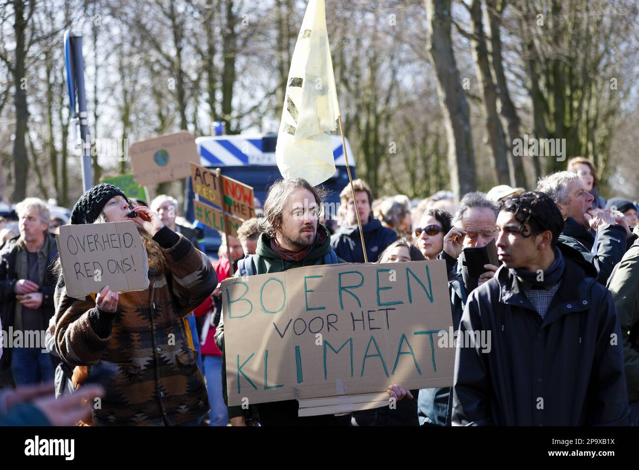 THE HAGUE - Extinction Rebellion (XR) climate activists block the A12 ...