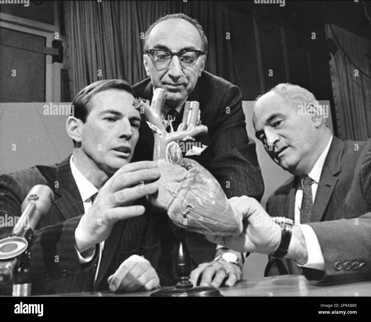 FILE *** Dr. Christian Barnard of South Africa, Dr. Michael DeBakey of ...