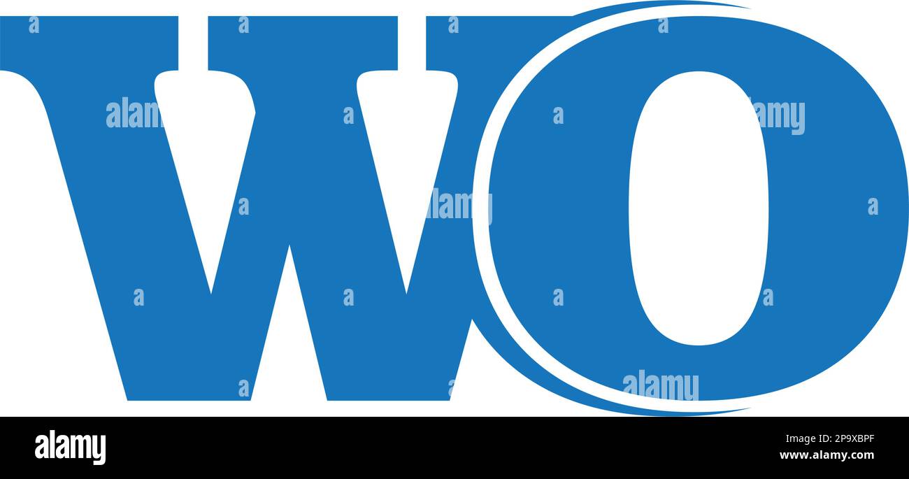 WO letter logo vector illustration template design Stock Vector Image ... WO letter logo vector illustration template design Stock Vector Image ...