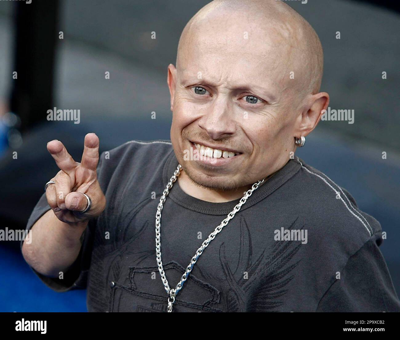 ** FILE ** In this June 11, 2008 file photo, actor Verne Troyer poses ...