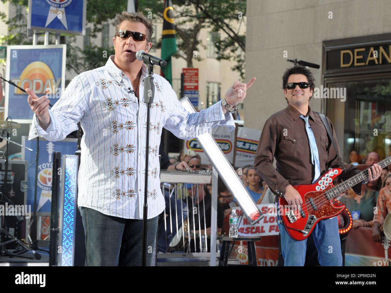 Singer Gary LeVox, left and Bassist Jay DeMarcus of the music group ...