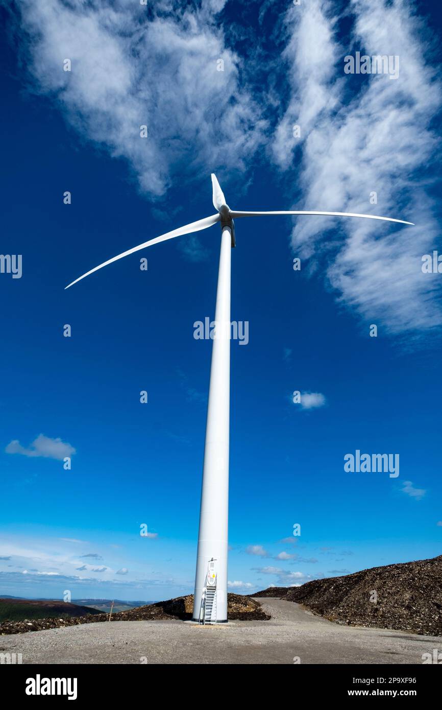 Windfarms in the UK Dorenell Windfarm Stock Photo - Alamy