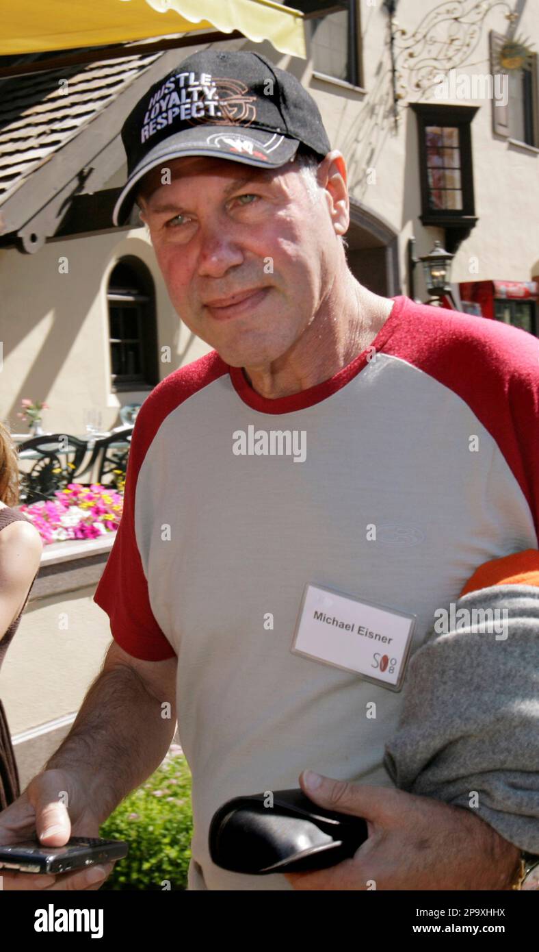 Michael Eisner, of Tornante Company and former head of Walt Disney ...