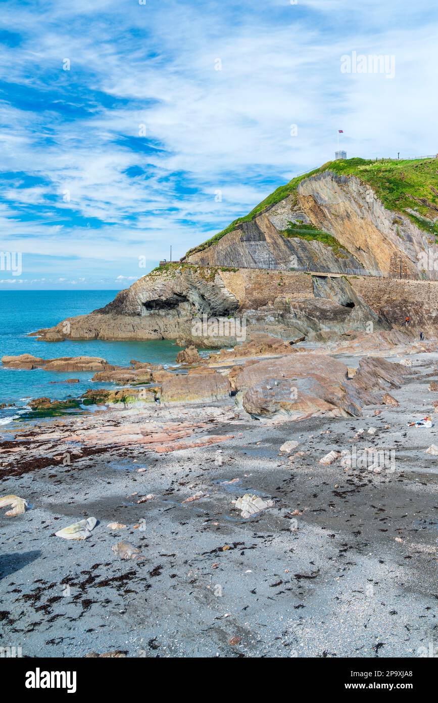 Wildersmouth Beach and Capstone Beach, Ilfracombe, Devon, England ...