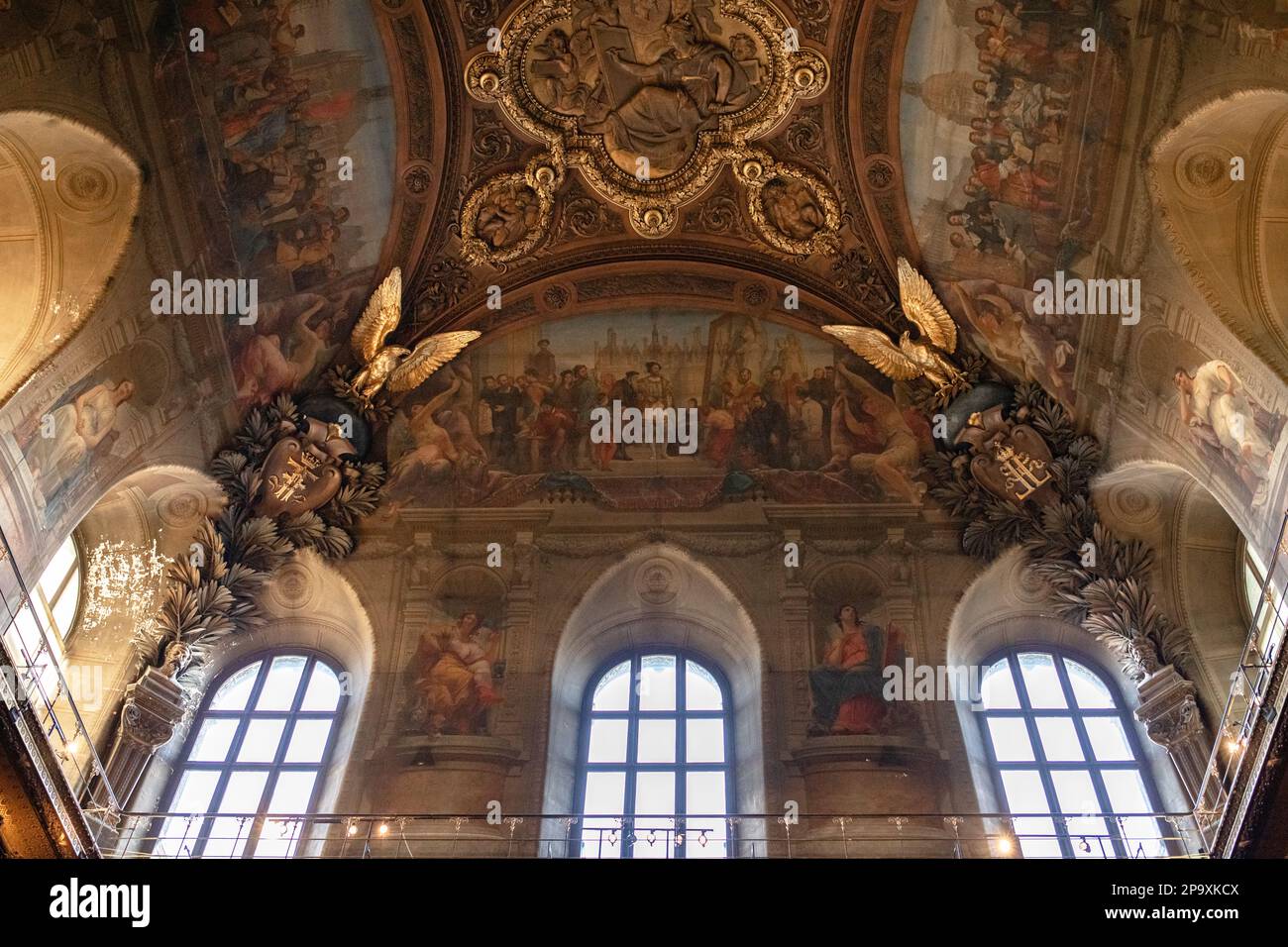 A collection of images of Paris, with its monuments, people Stock Photo ...