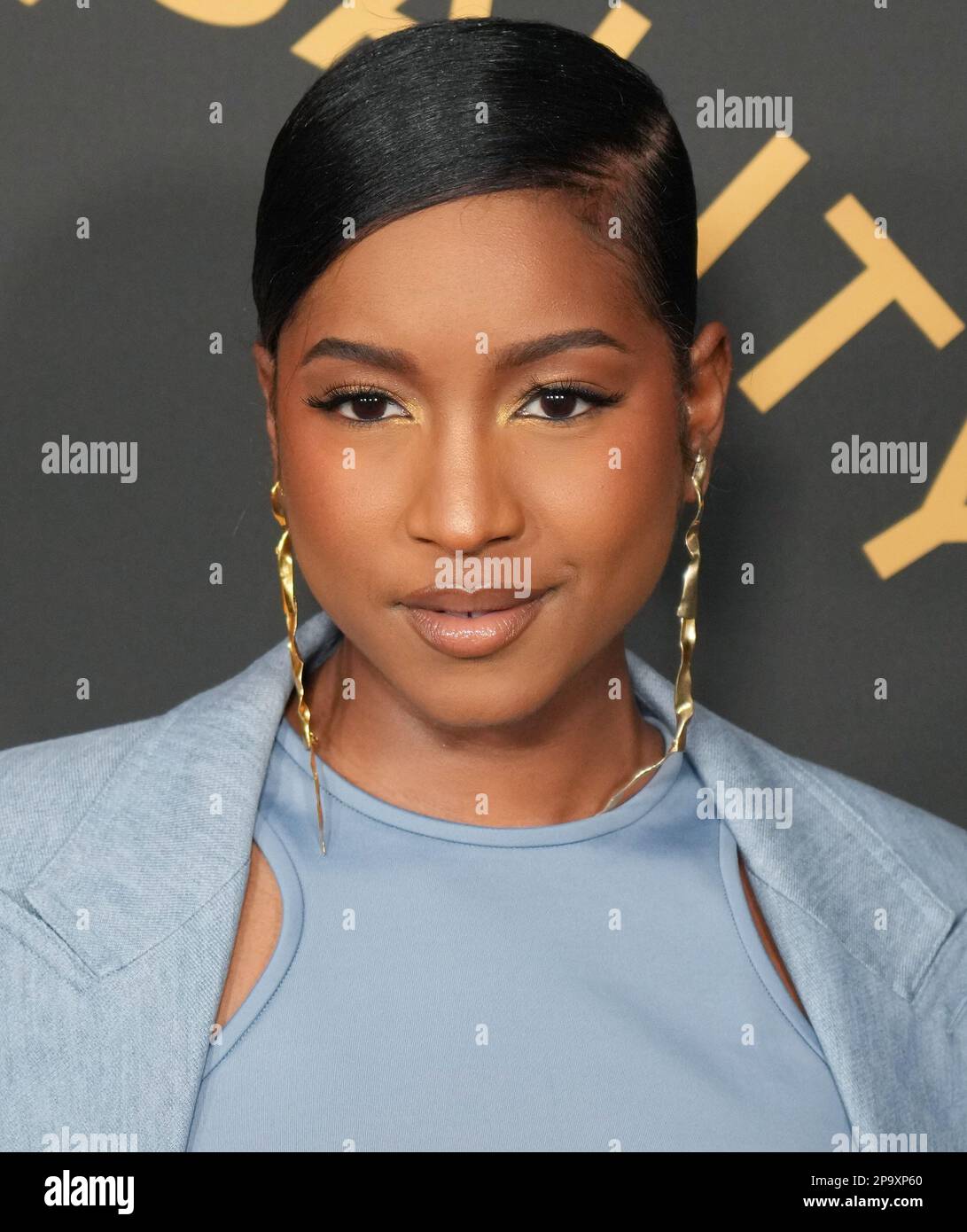 Los Angeles, USA. 10th Mar, 2023. Carlacia Grant arrives at the 16th Annual WIF Oscar Party held ...