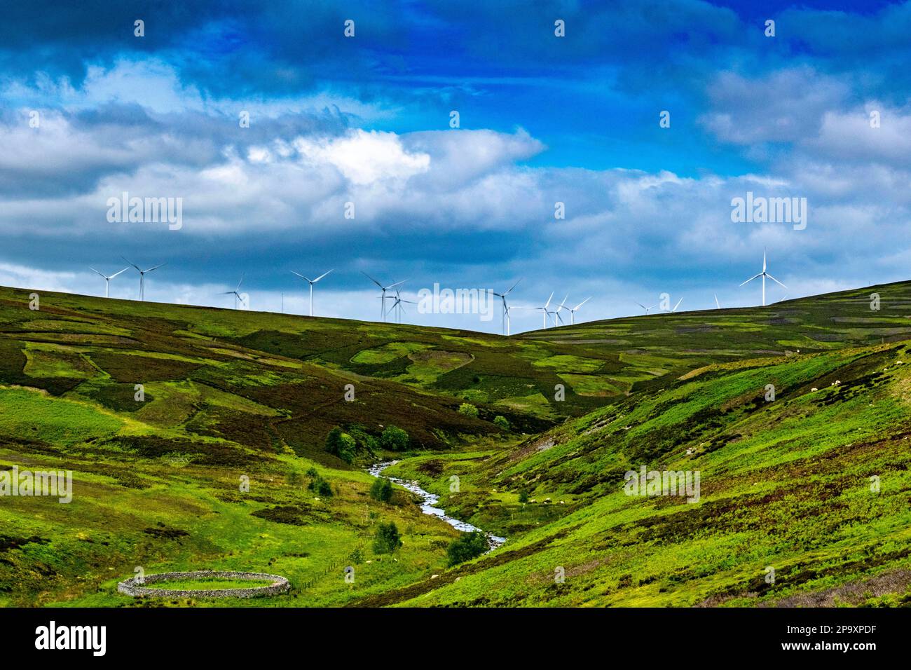 Fallago rig wind farm hi-res stock photography and images - Alamy
