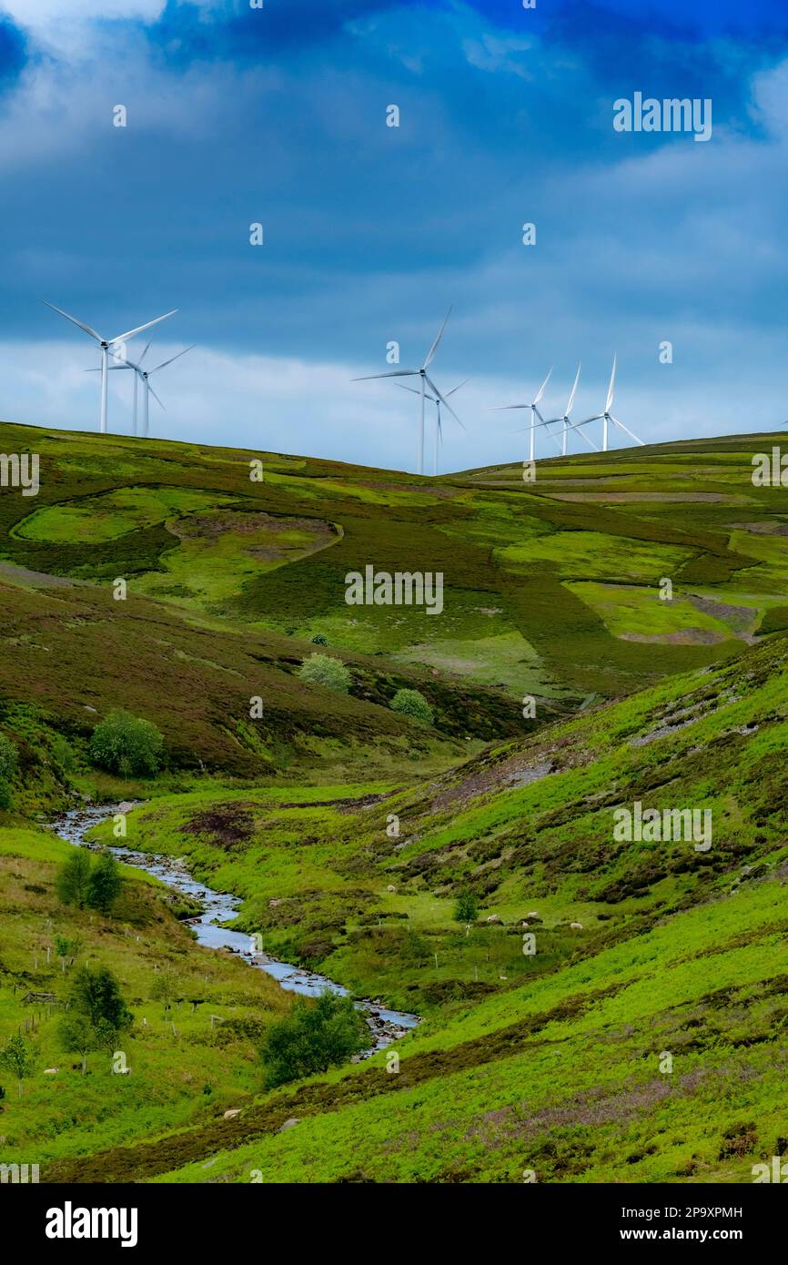 Fallago rig wind farm hi-res stock photography and images - Alamy