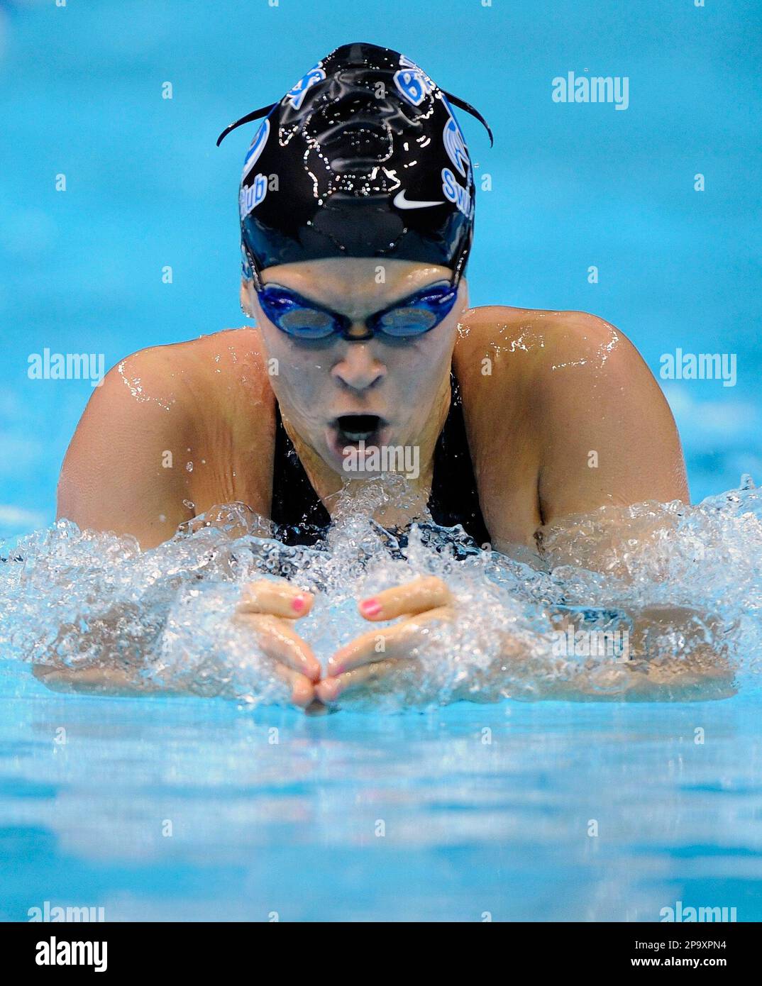 ** FILE ** In this June 29, 2008 file photo, Elizabeth Beisel swims in ...