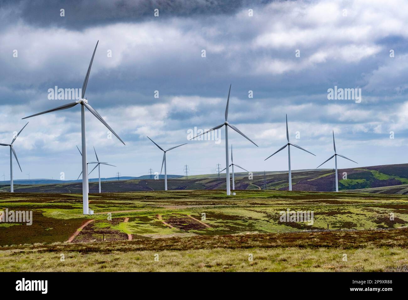 Fallago rig wind farm hi-res stock photography and images - Alamy