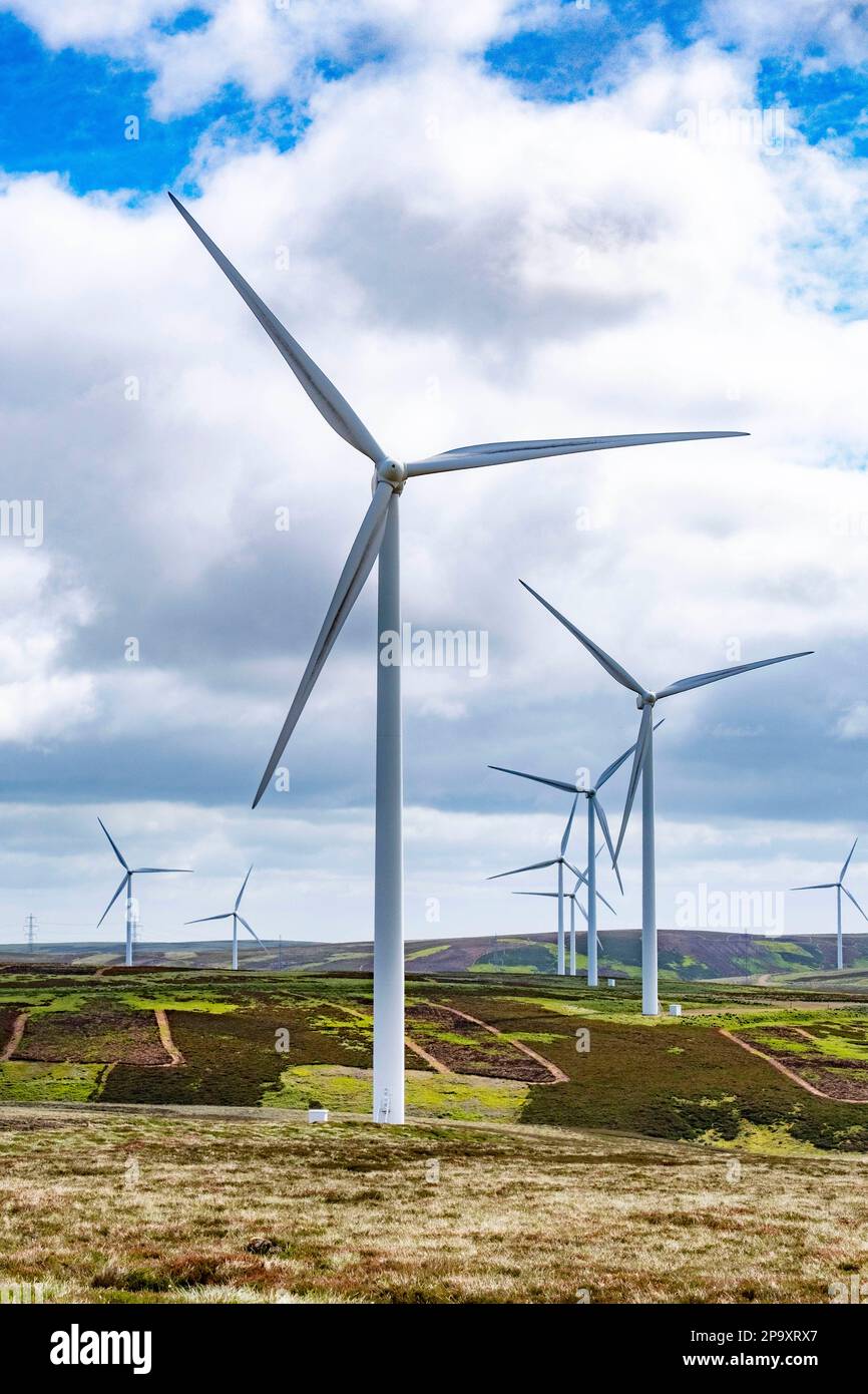 Fallago rig wind farm hi-res stock photography and images - Alamy