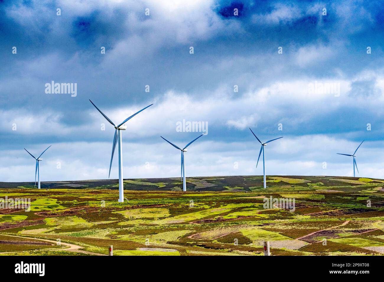 Fallago rig wind farm hi-res stock photography and images - Alamy
