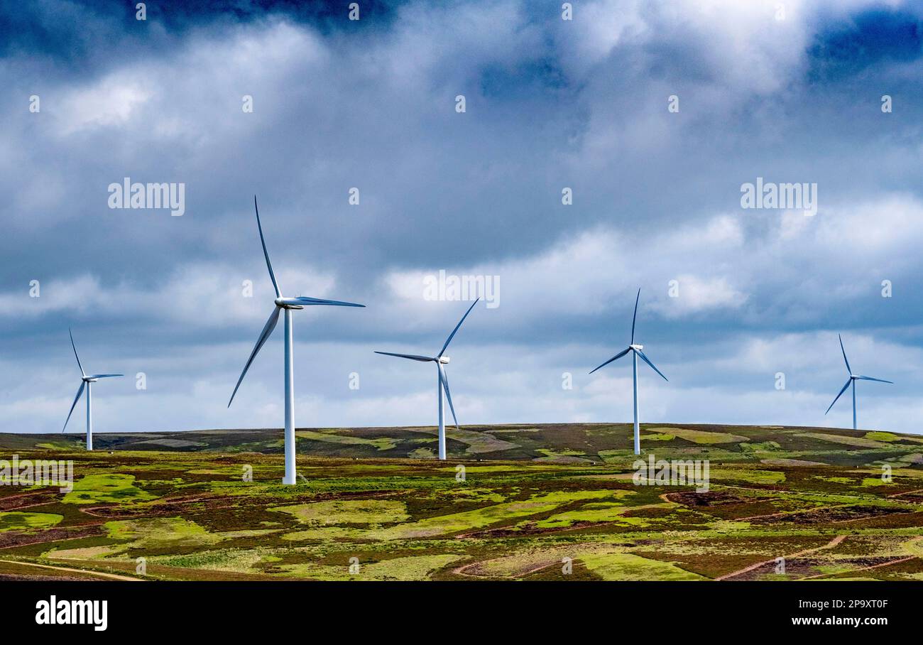 Fallago rig wind farm hi-res stock photography and images - Alamy