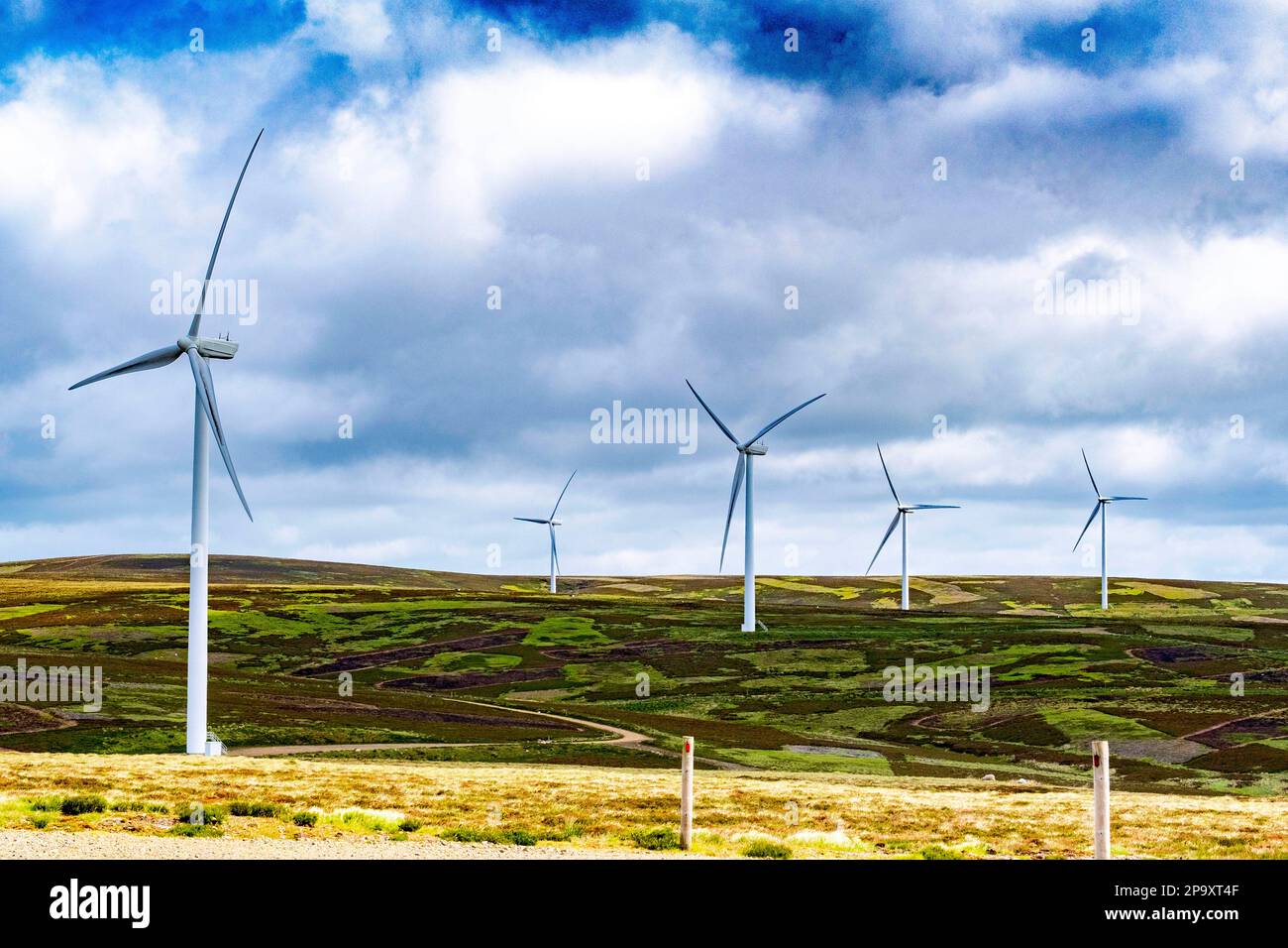 Fallago rig wind farm hi-res stock photography and images - Alamy