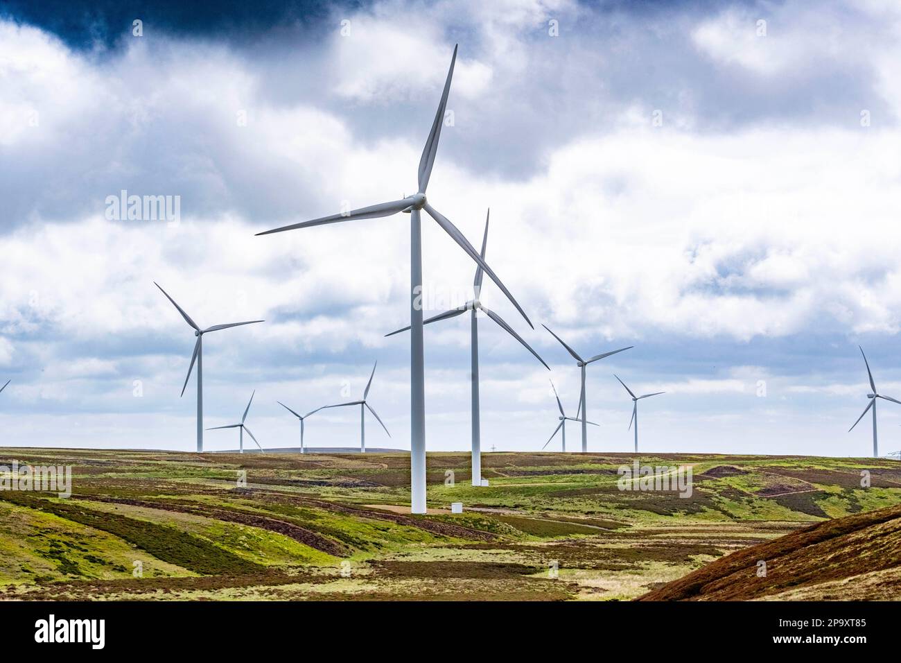 Fallago rig wind farm hi-res stock photography and images - Alamy