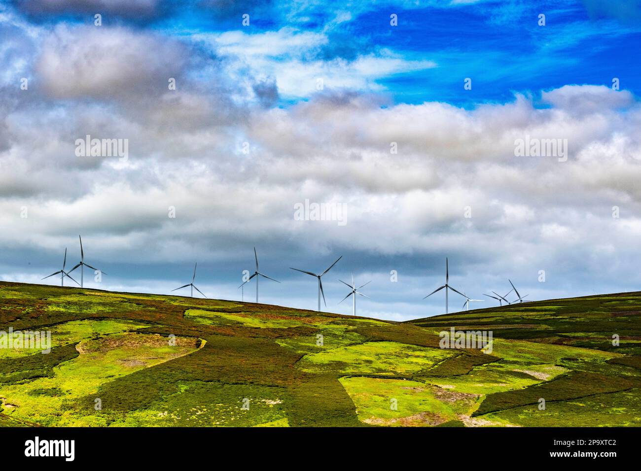 Fallago rig wind farm hi-res stock photography and images - Alamy