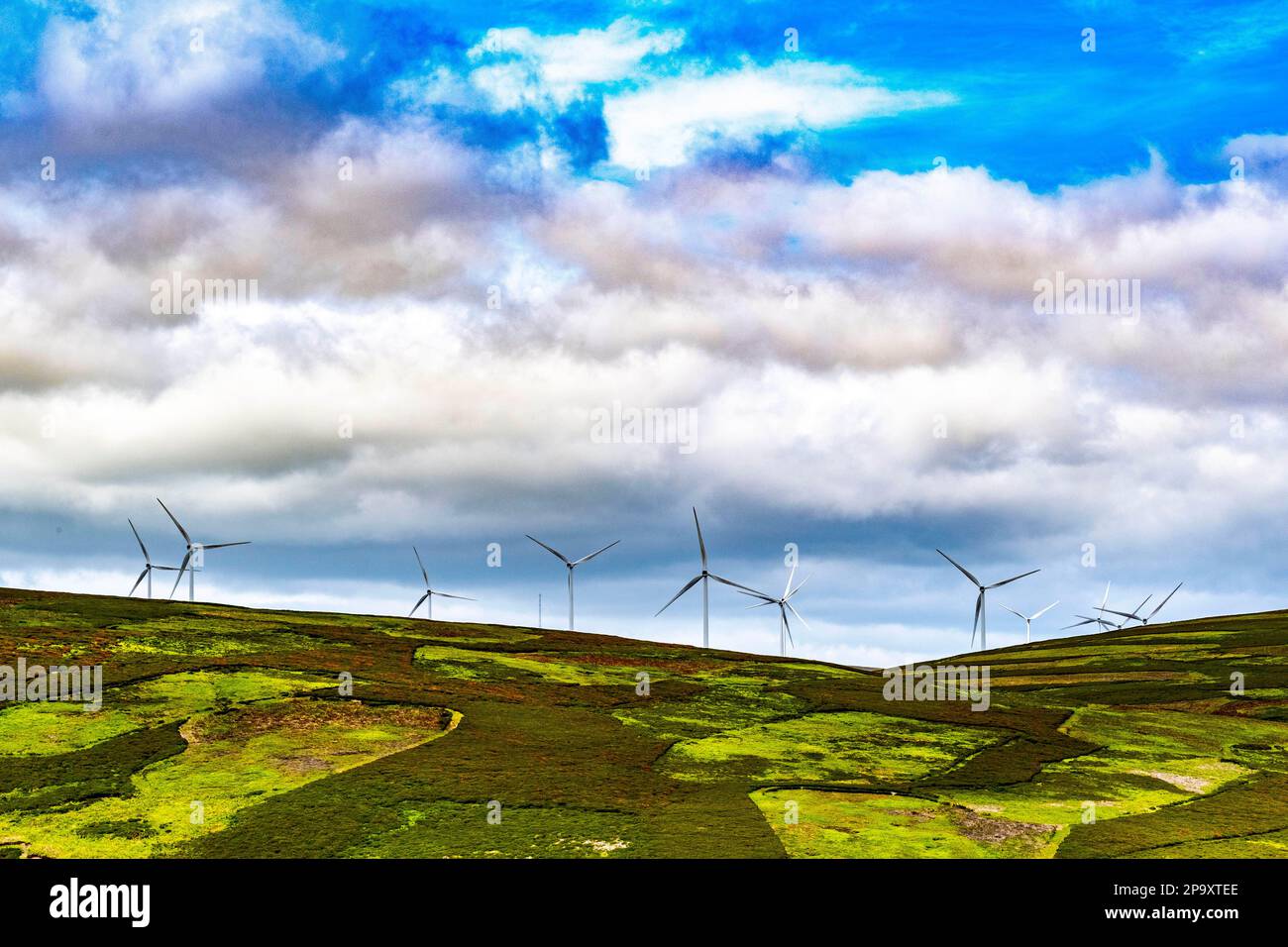 Fallago rig wind farm hi-res stock photography and images - Alamy