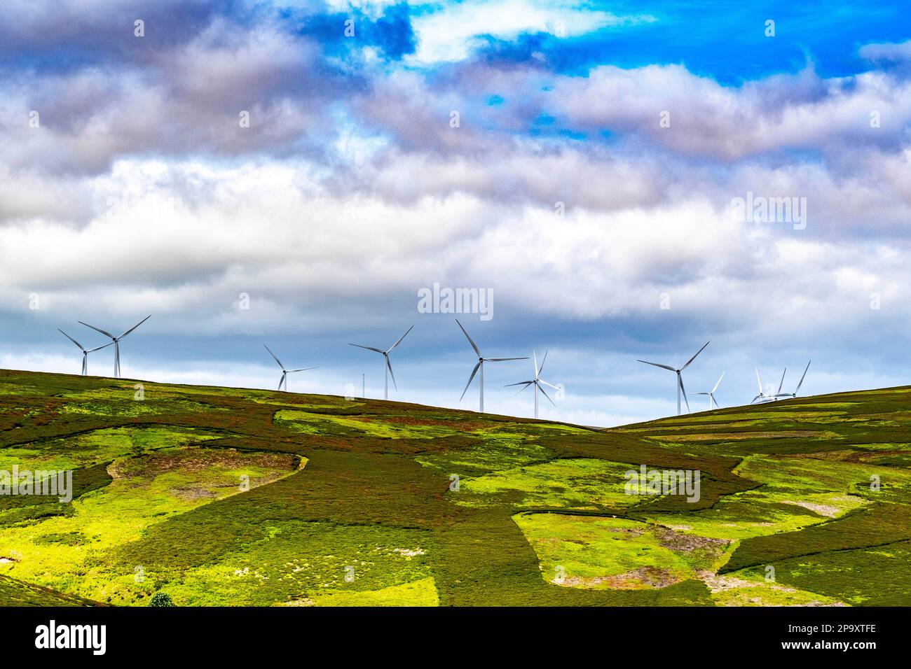 Fallago rig wind farm hi-res stock photography and images - Alamy