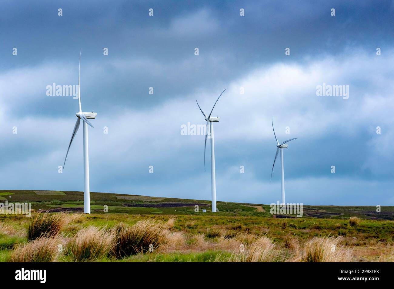 Fallago rig wind farm hi-res stock photography and images - Alamy