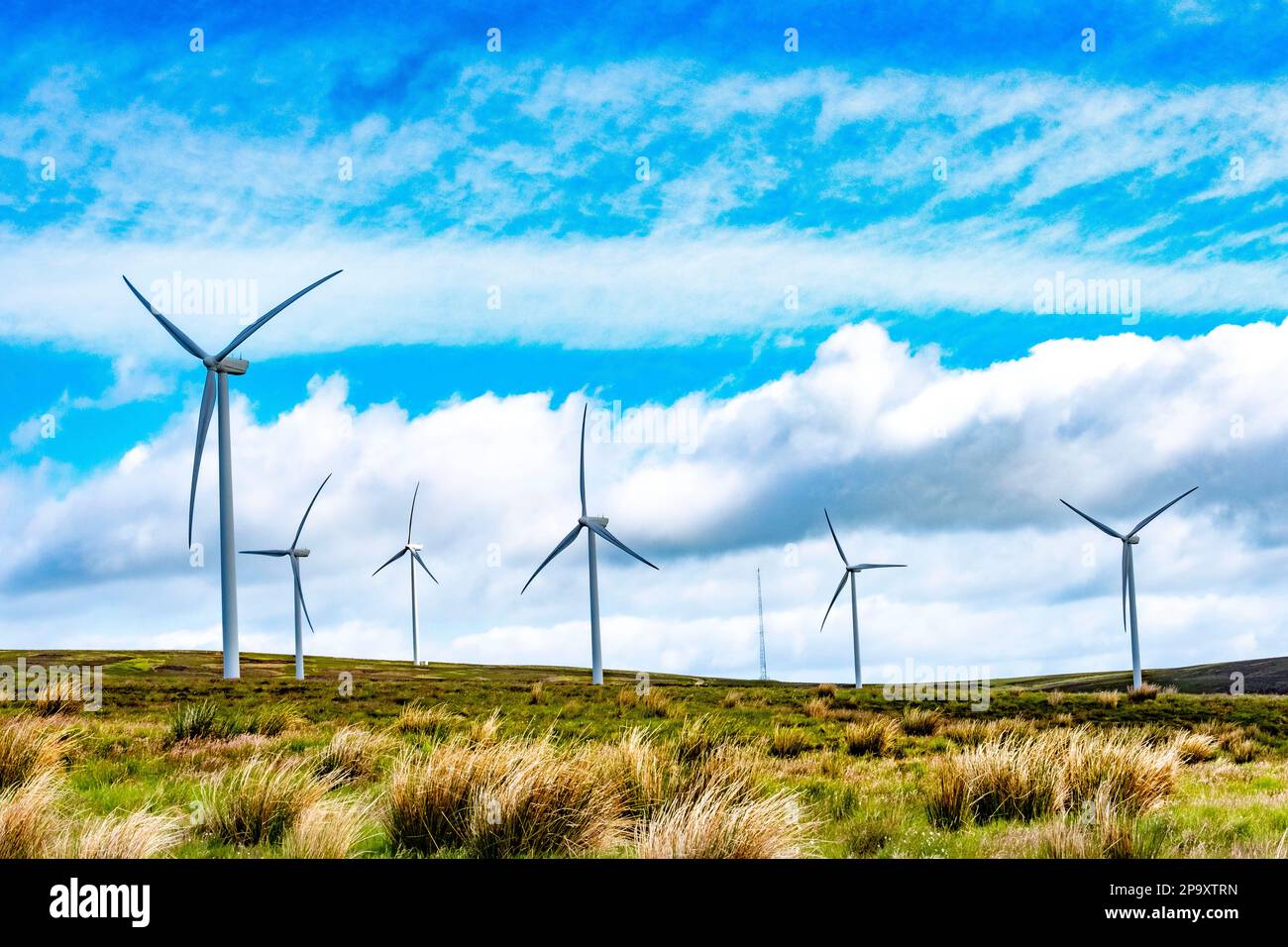 Fallago rig wind farm hi-res stock photography and images - Alamy