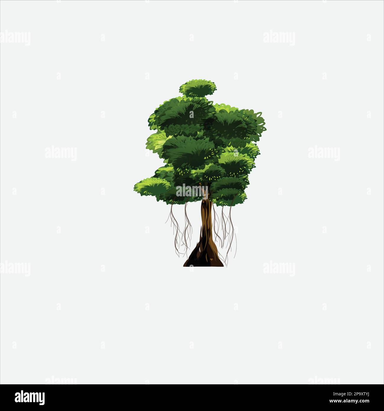 Bush branch Stock Vector Images - Alamy