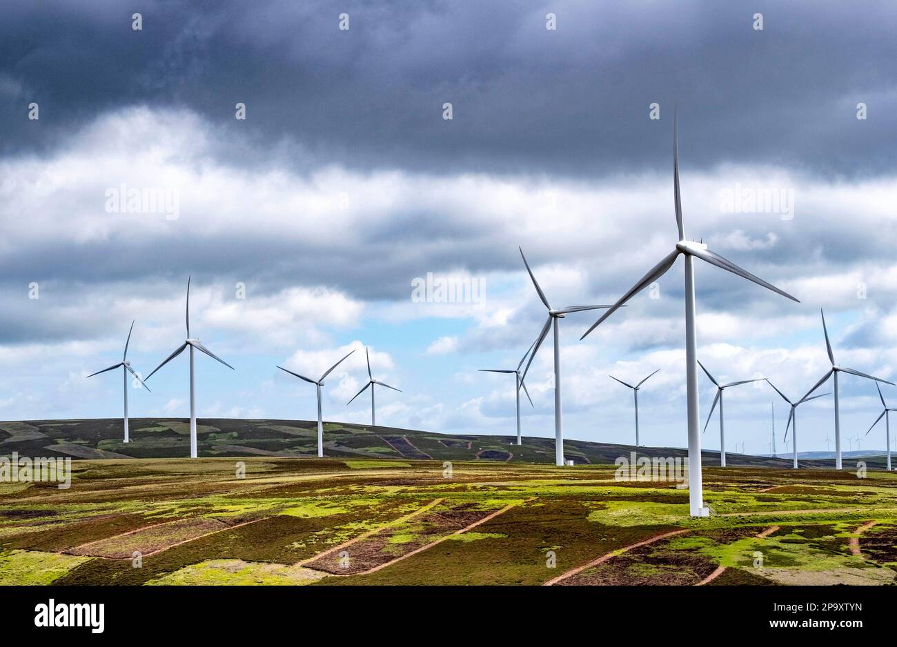 Fallago rig wind farm hi-res stock photography and images - Alamy
