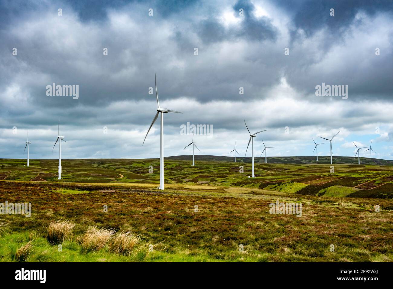 Fallago rig wind farm hi-res stock photography and images - Alamy