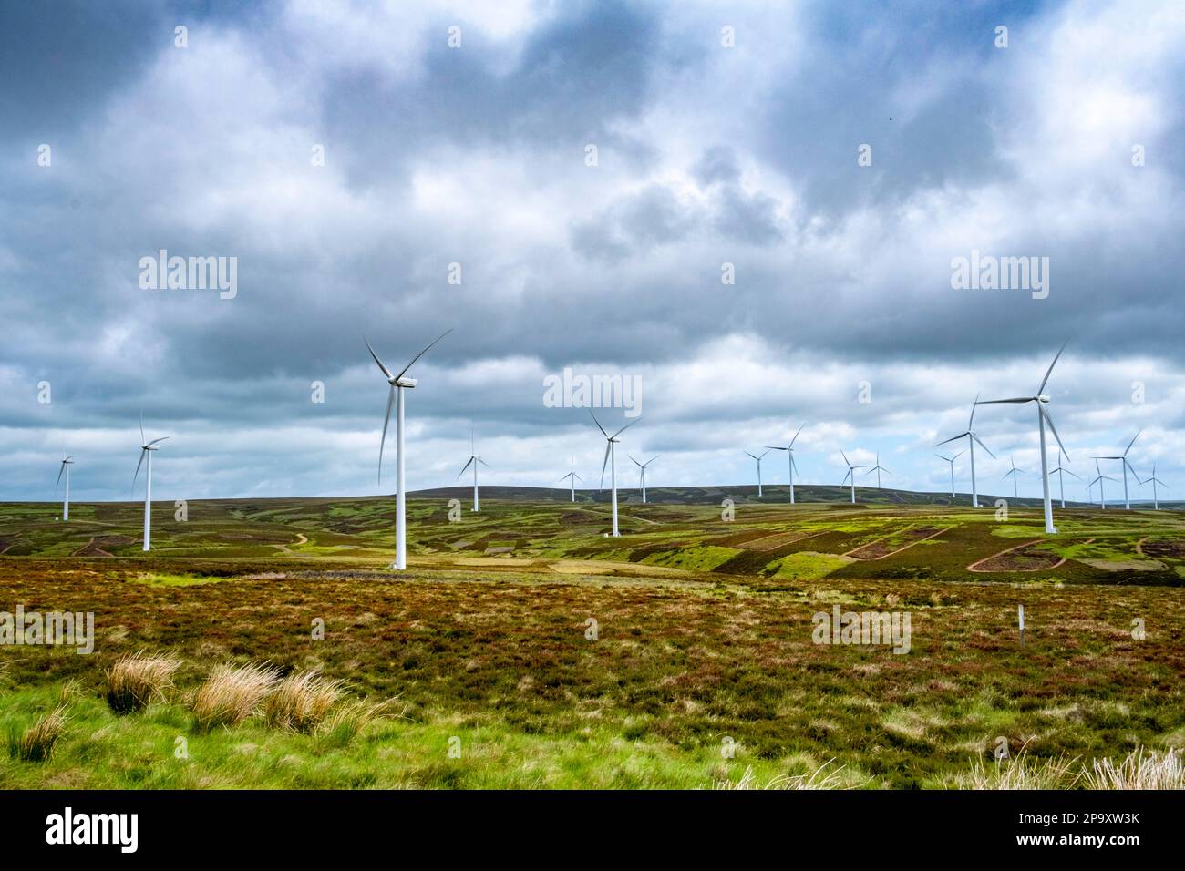 Fallago rig wind farm hi-res stock photography and images - Alamy