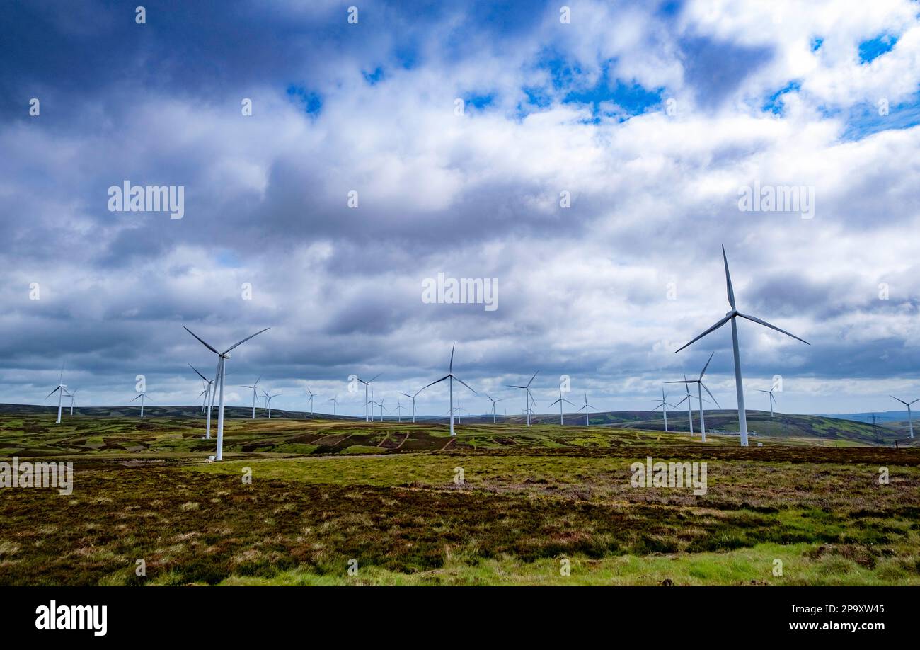 Fallago rig wind farm hi-res stock photography and images - Alamy