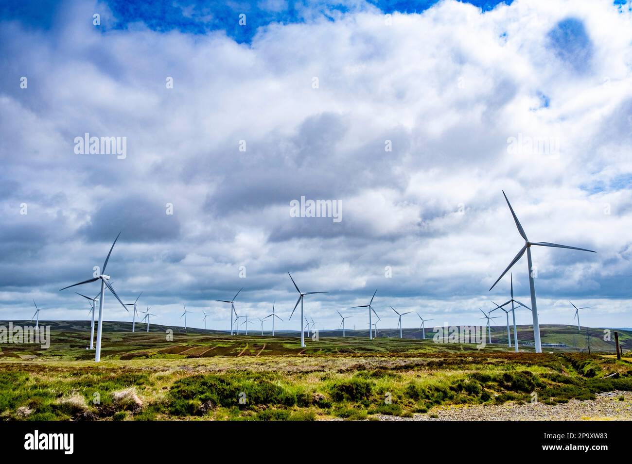 Fallago rig wind farm hi-res stock photography and images - Alamy