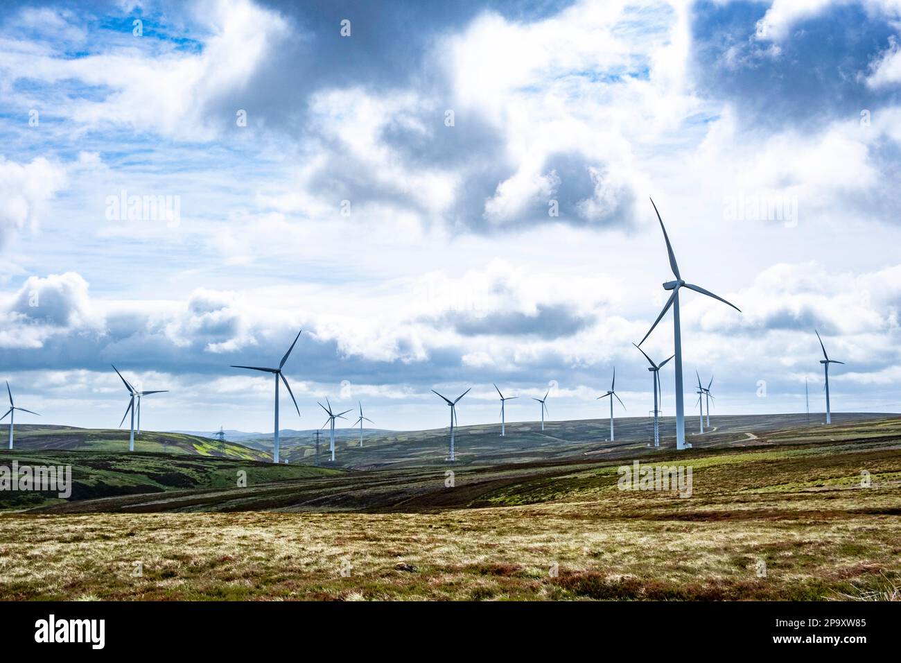 Fallago rig wind farm hi-res stock photography and images - Alamy