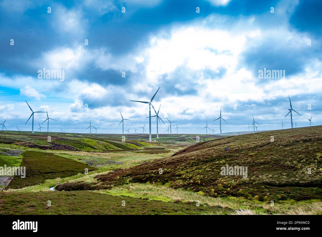 Fallago rig wind farm hi-res stock photography and images - Alamy