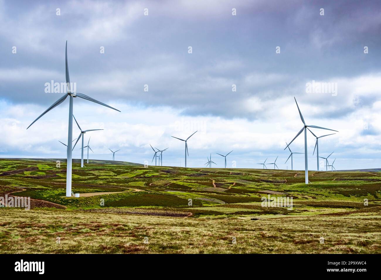 Fallago rig wind farm hi-res stock photography and images - Alamy