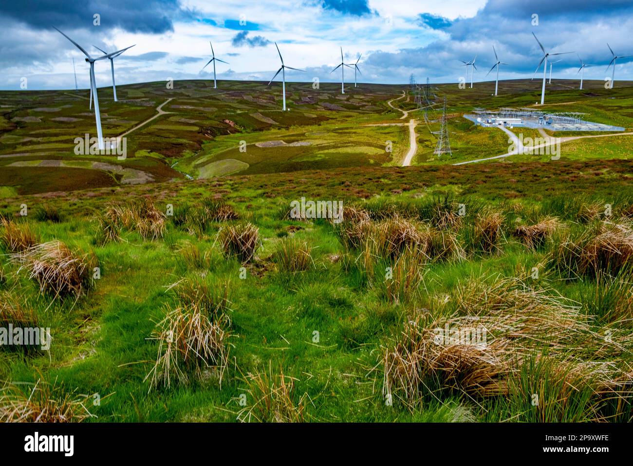 Fallago rig wind farm hi-res stock photography and images - Alamy