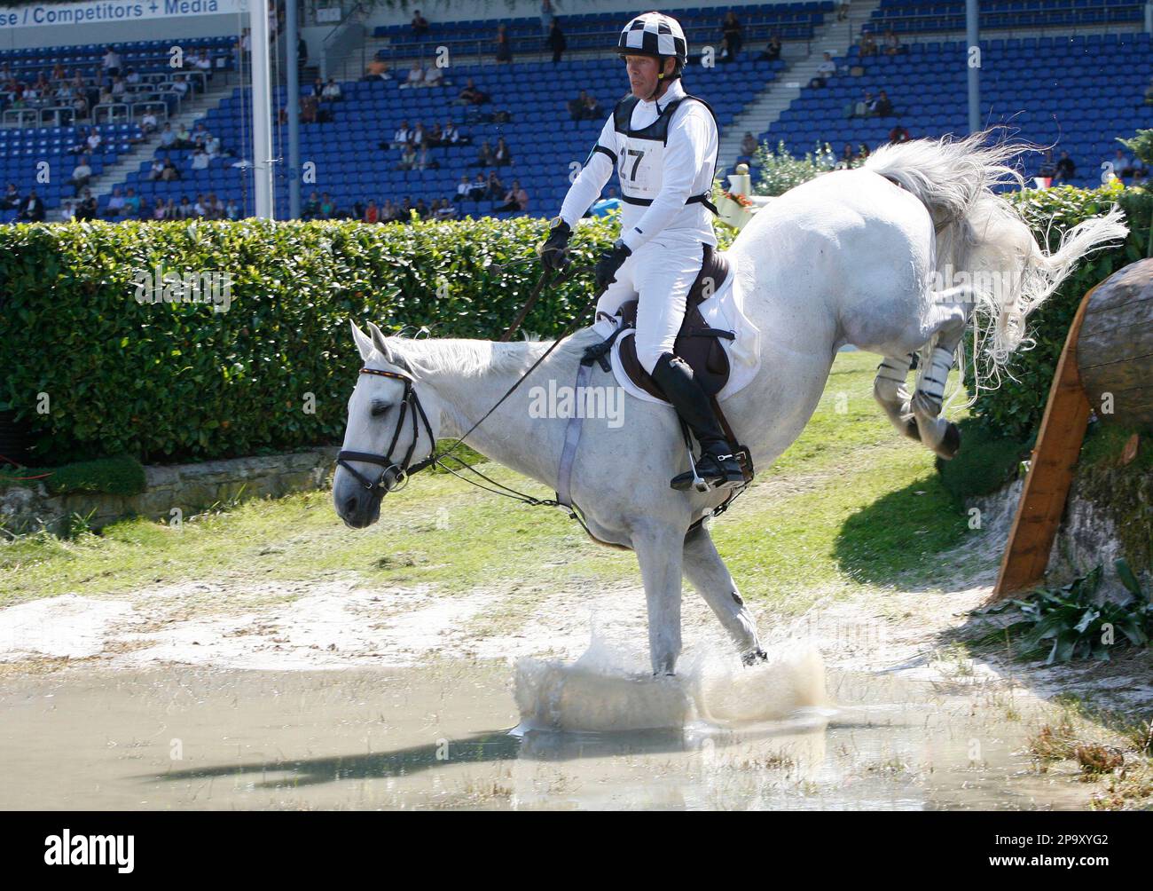 Germany's Hinrich Romeike riding Marius Voigt-Logistik during the ...
