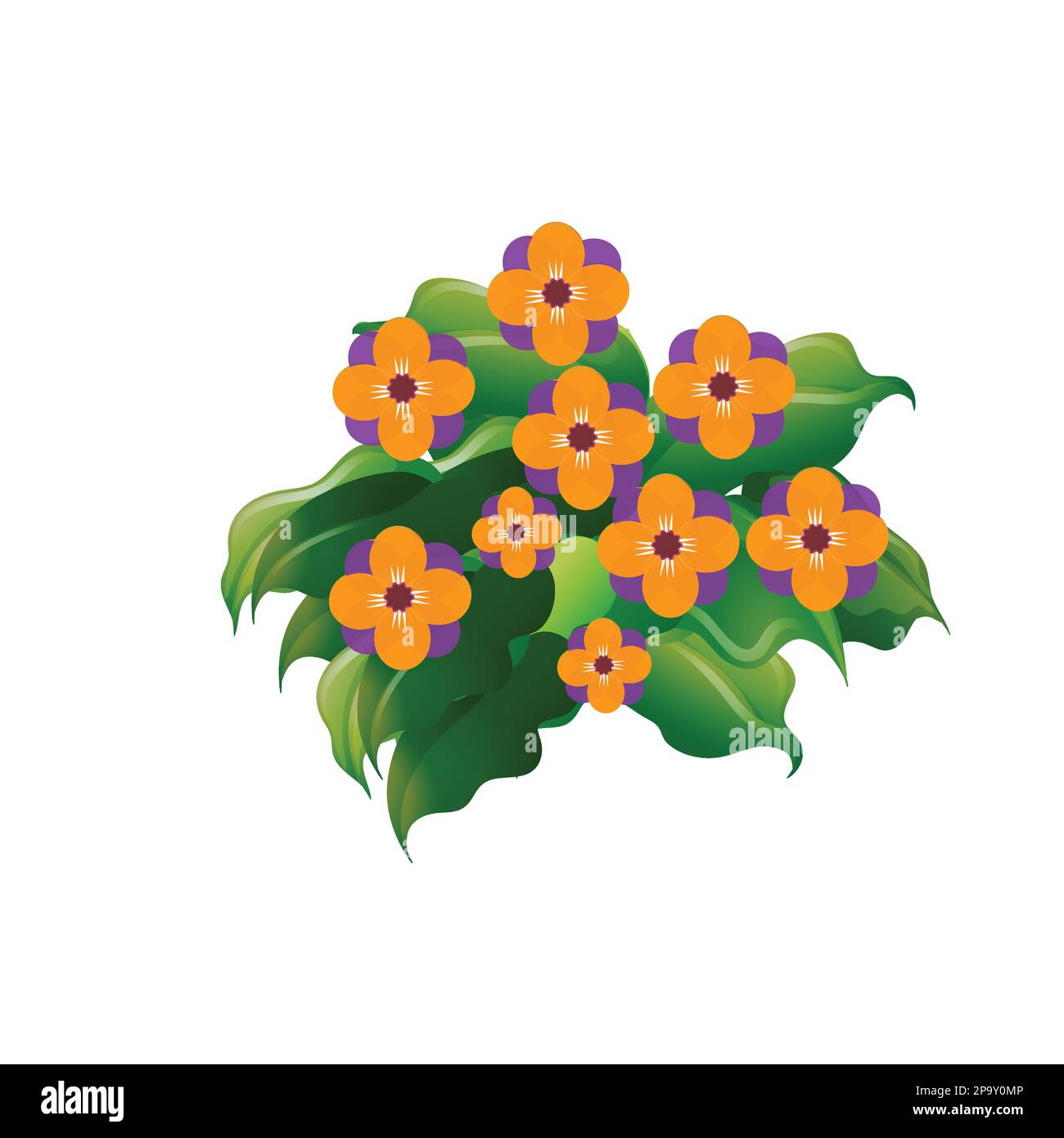 plant tree and flower vector art Stock Vector Image & Art - Alamy