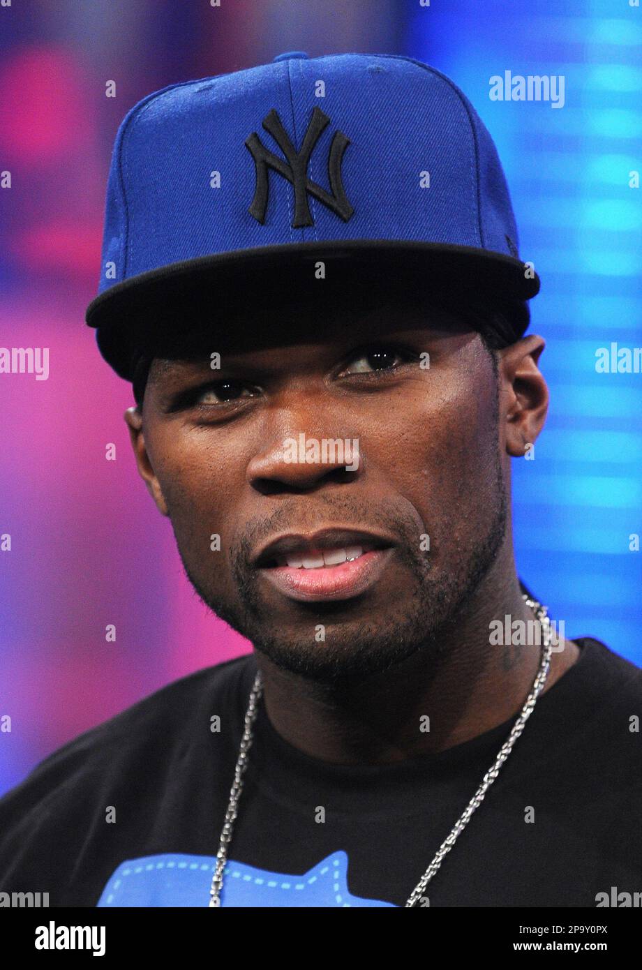 Rapper Curtis Jackson, also known as 50 Cent makes an appearance on MTV ...