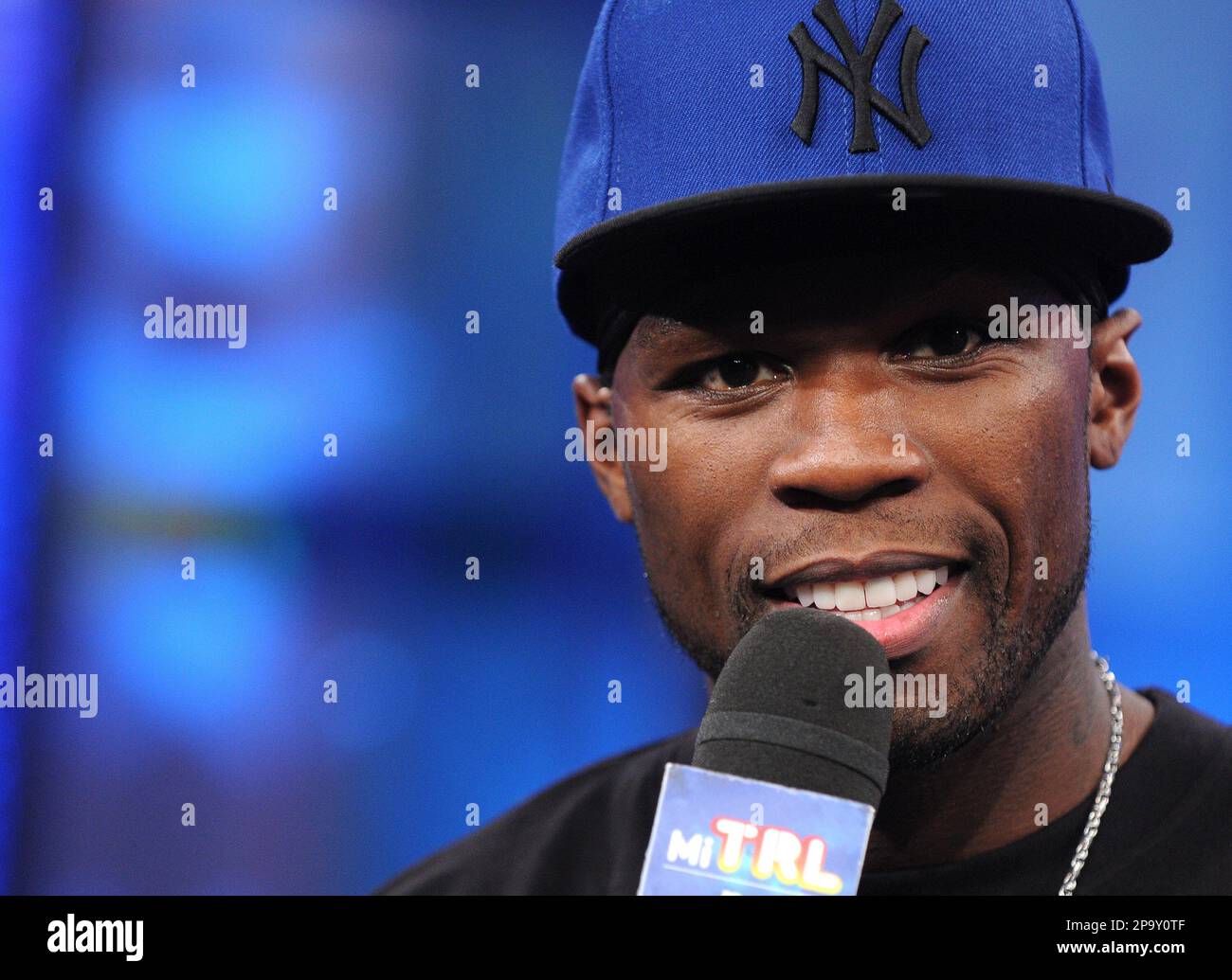 Rapper Curtis Jackson, also known as 50 Cent makes an appearance on MTV ...