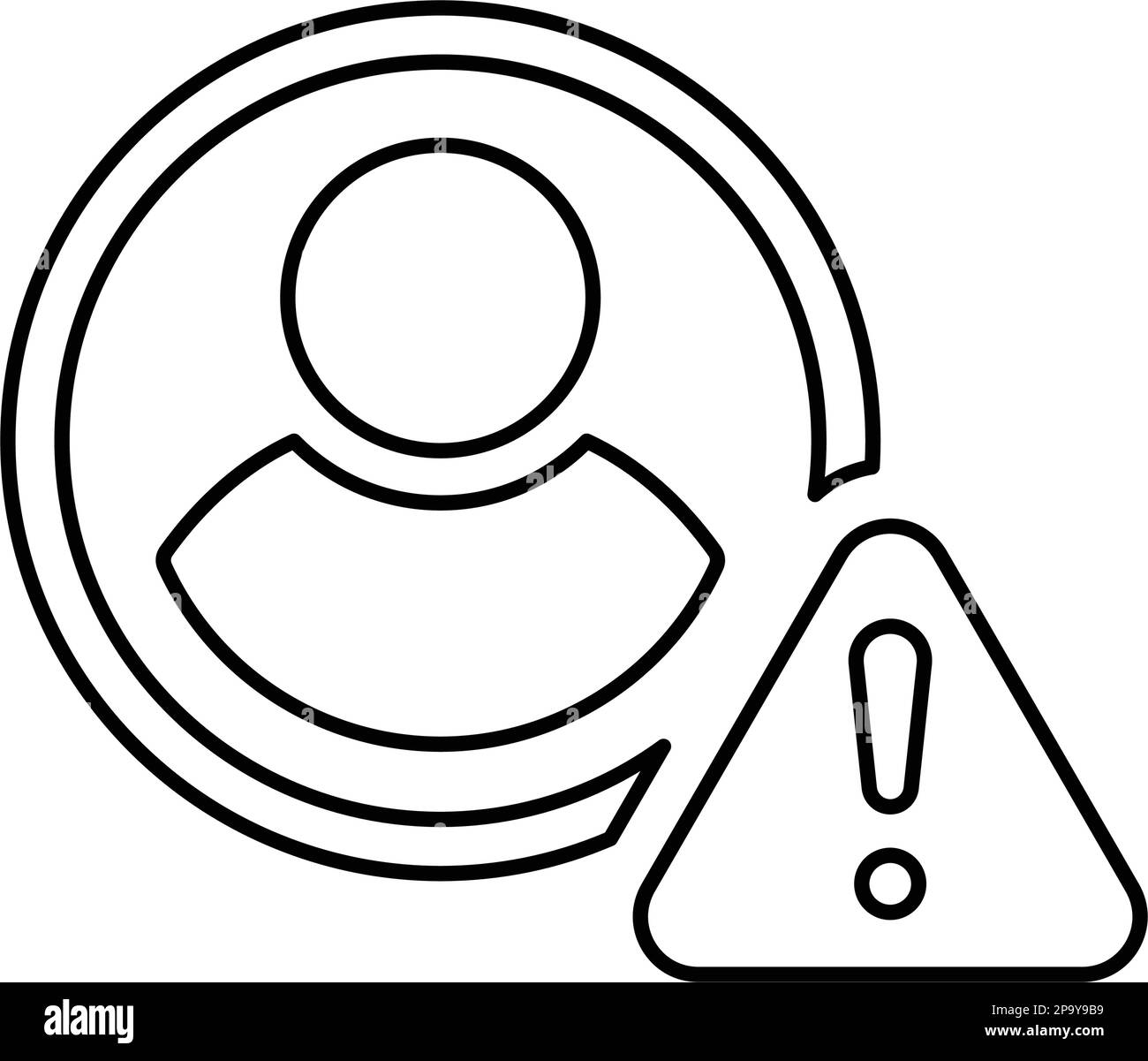 Account Alert icon design. Beautiful design and fully editable vector ...