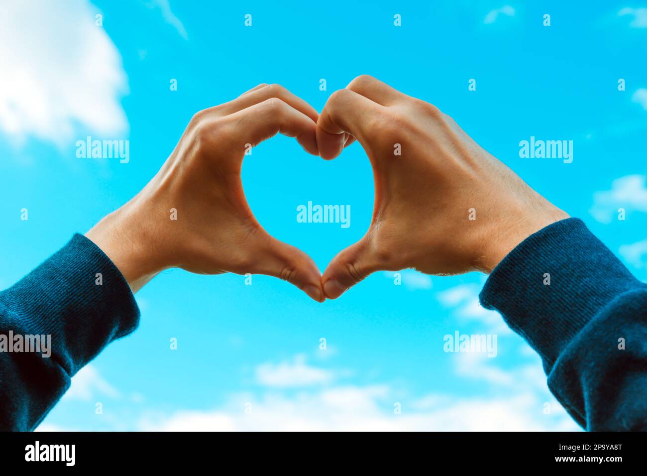 Closeup hands behind on hi-res stock photography and images - Alamy