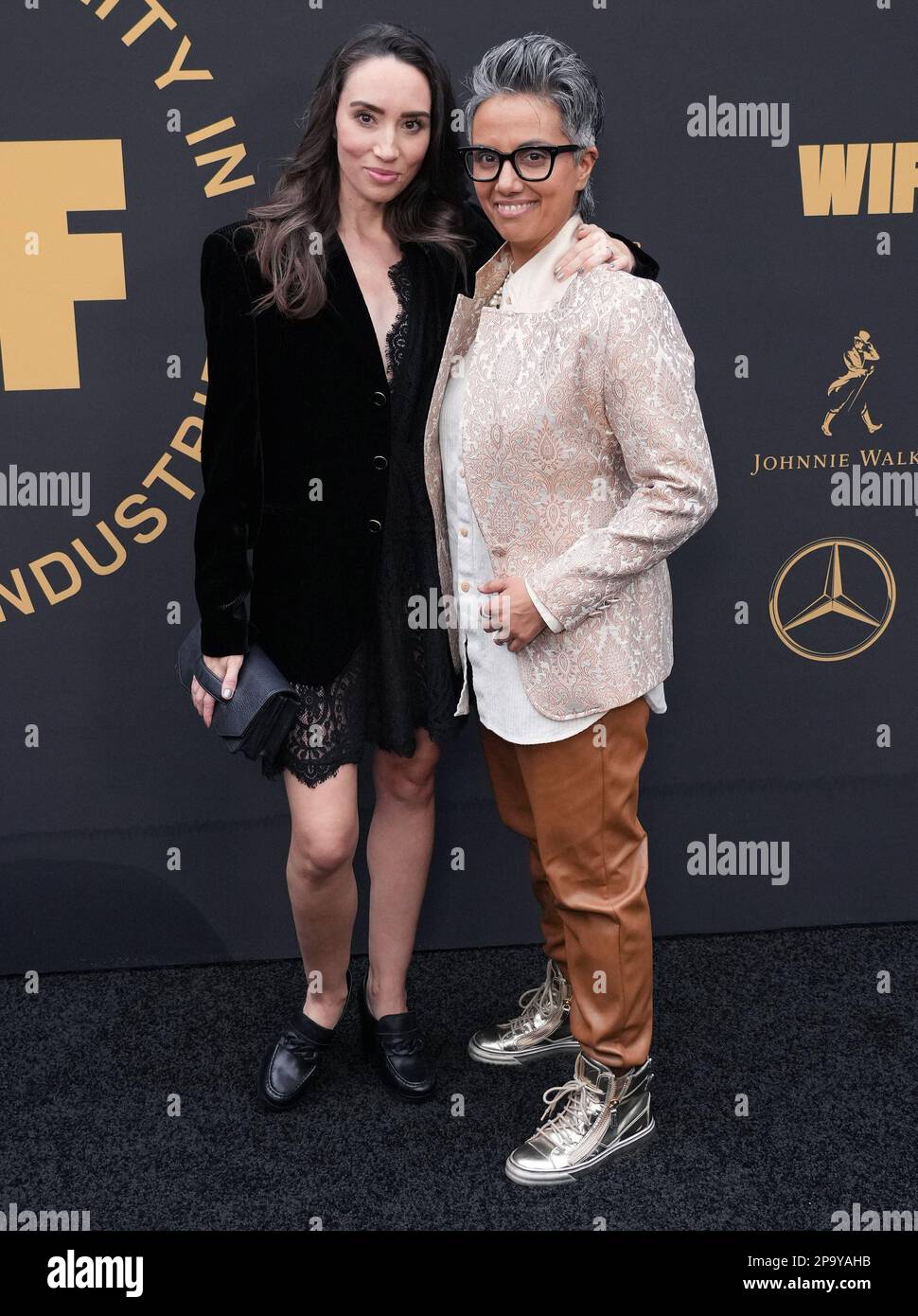 Los Angeles, USA. 10th Mar, 2023. (L-R) Andria Wilson Mirza and Fawzia ...