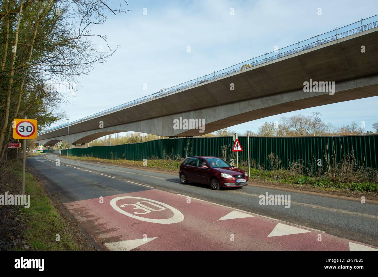 Denham, Buckinghamshire, UK. 11th March, 2023. The HS2 High Speed Rail ...