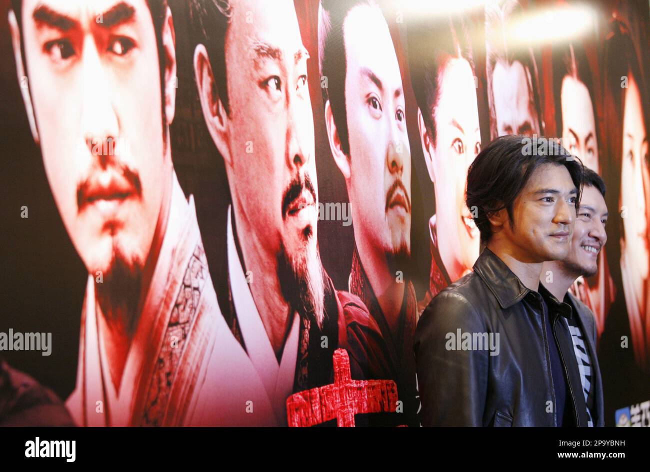 Taiwanese-Japanese actor Takeshi Kaneshiro, left, and Taiwanese actor ...
