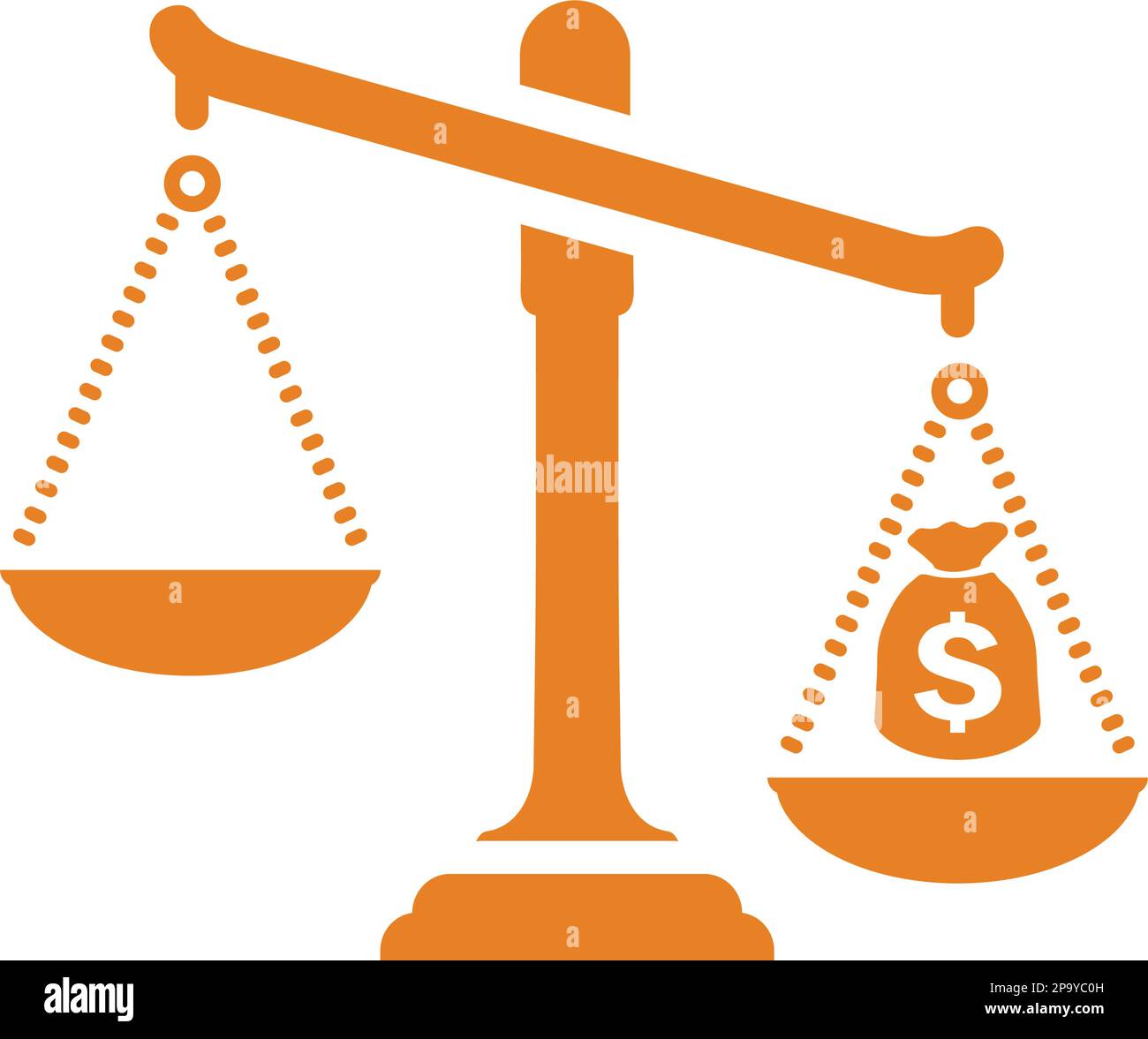 Balance icon, debt, mortgage loan, taxes. Beautiful design and fully ...