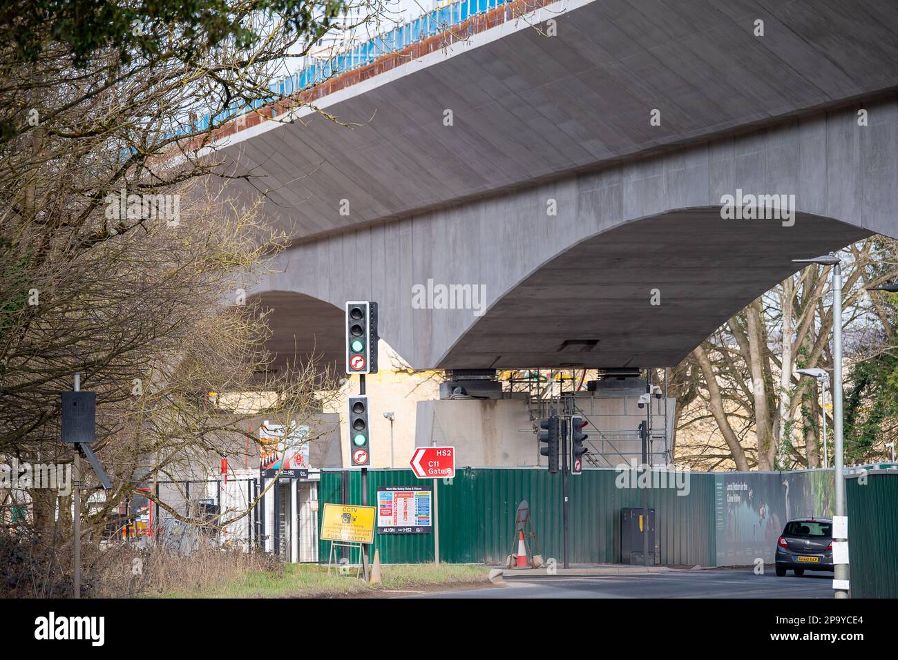 Denham, Buckinghamshire, UK. 11th March, 2023. The HS2 High Speed Rail ...