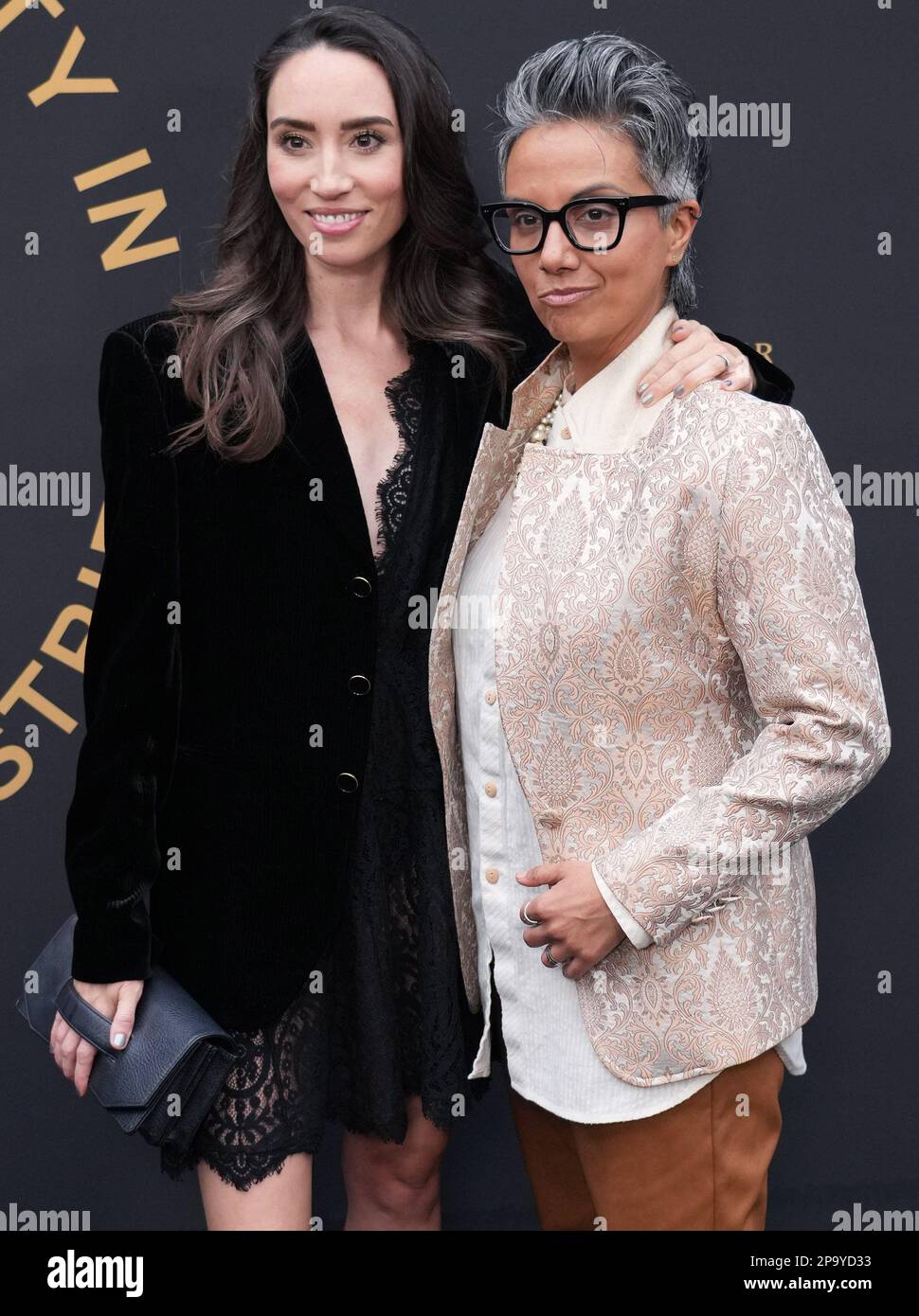Los Angeles, USA. 10th Mar, 2023. (L-R) Andria Wilson Mirza and Fawzia ...