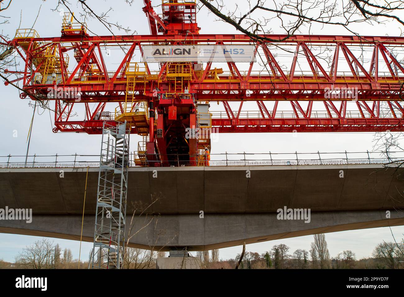 Denham, Buckinghamshire, UK. 11th March, 2023. The HS2 High Speed Rail ...