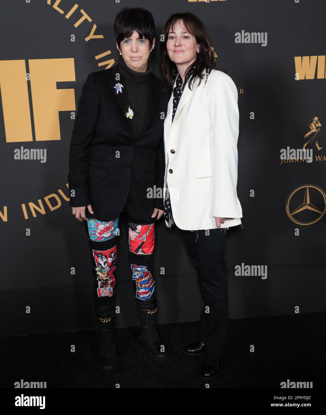 Los Angeles, USA. 10th Mar, 2023. (L-R) Diane Warren and Lesley Barber ...