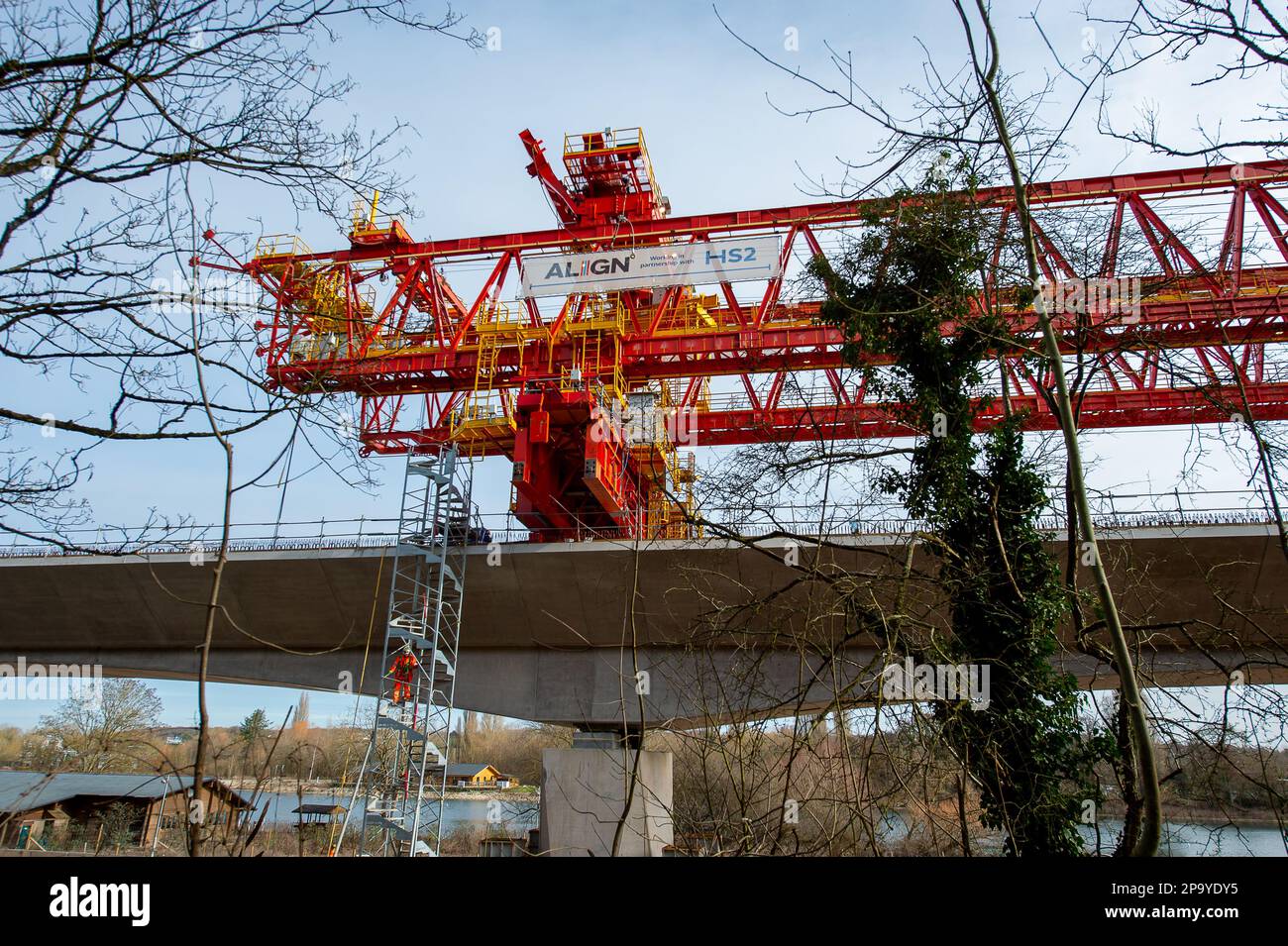 Denham, Buckinghamshire, UK. 11th March, 2023. The HS2 High Speed Rail ...