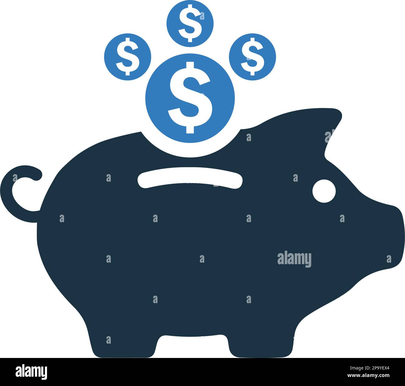 Budget, piggy bank, savings icon. Beautiful design and fully editable ...